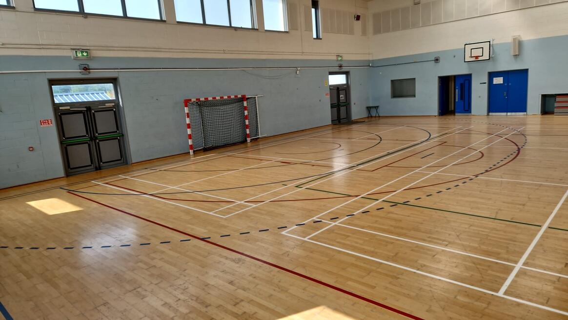 Phibblestown Community Centre has new Olympic Handball lines